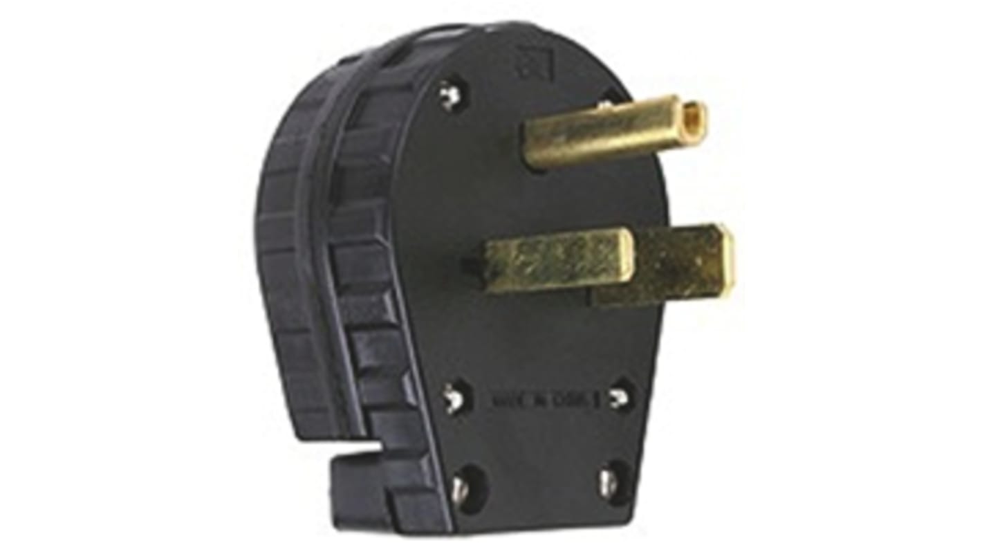 3869 | PASS & SEYMOUR Chinese Mains Plug, 30/50A, Cable Mount, 250 V | RS