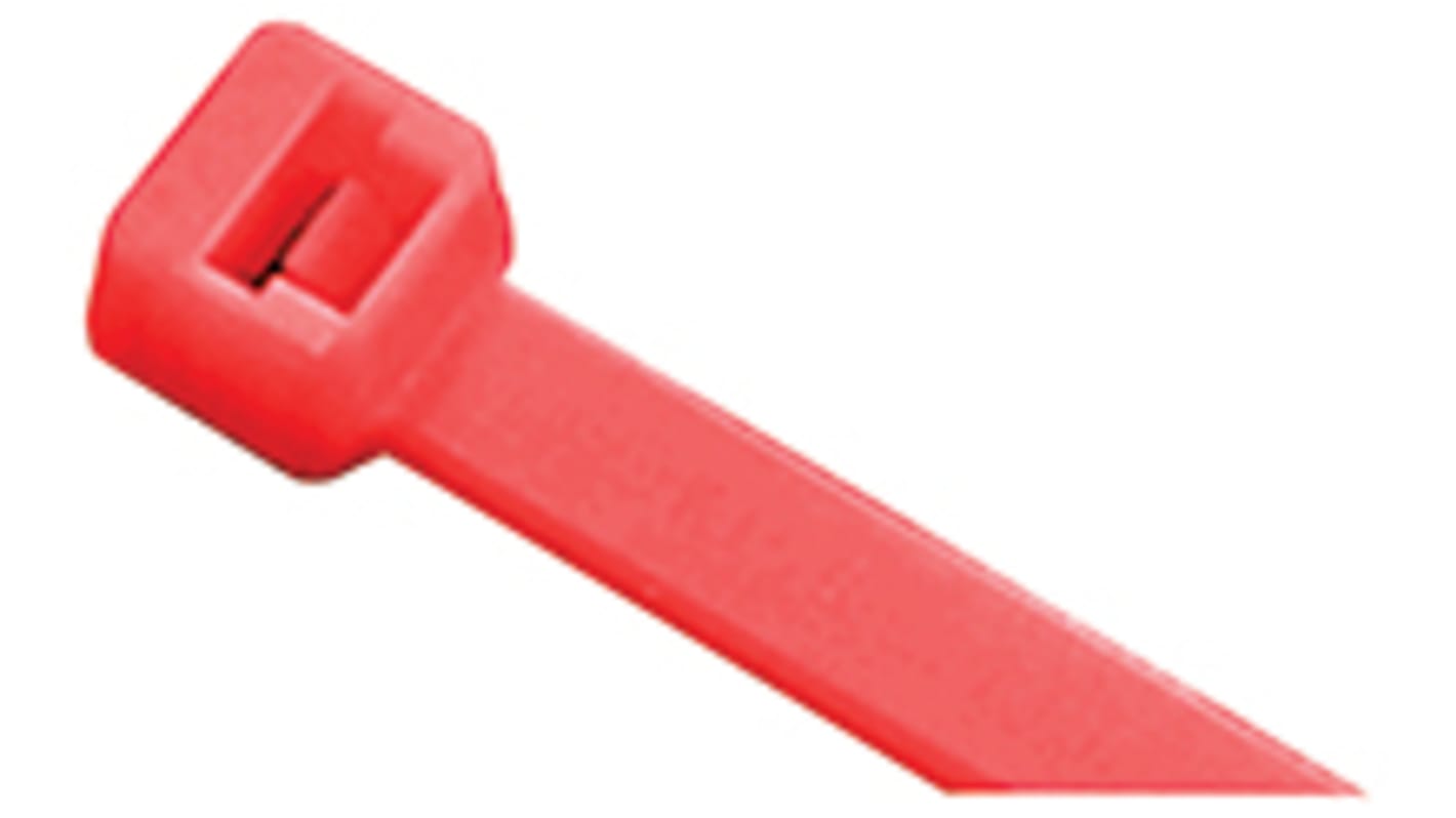 PLT2S-C2 | Panduit Cable Tie, Locking Cable Tie, 188mm x 4.8 mm, Red ...