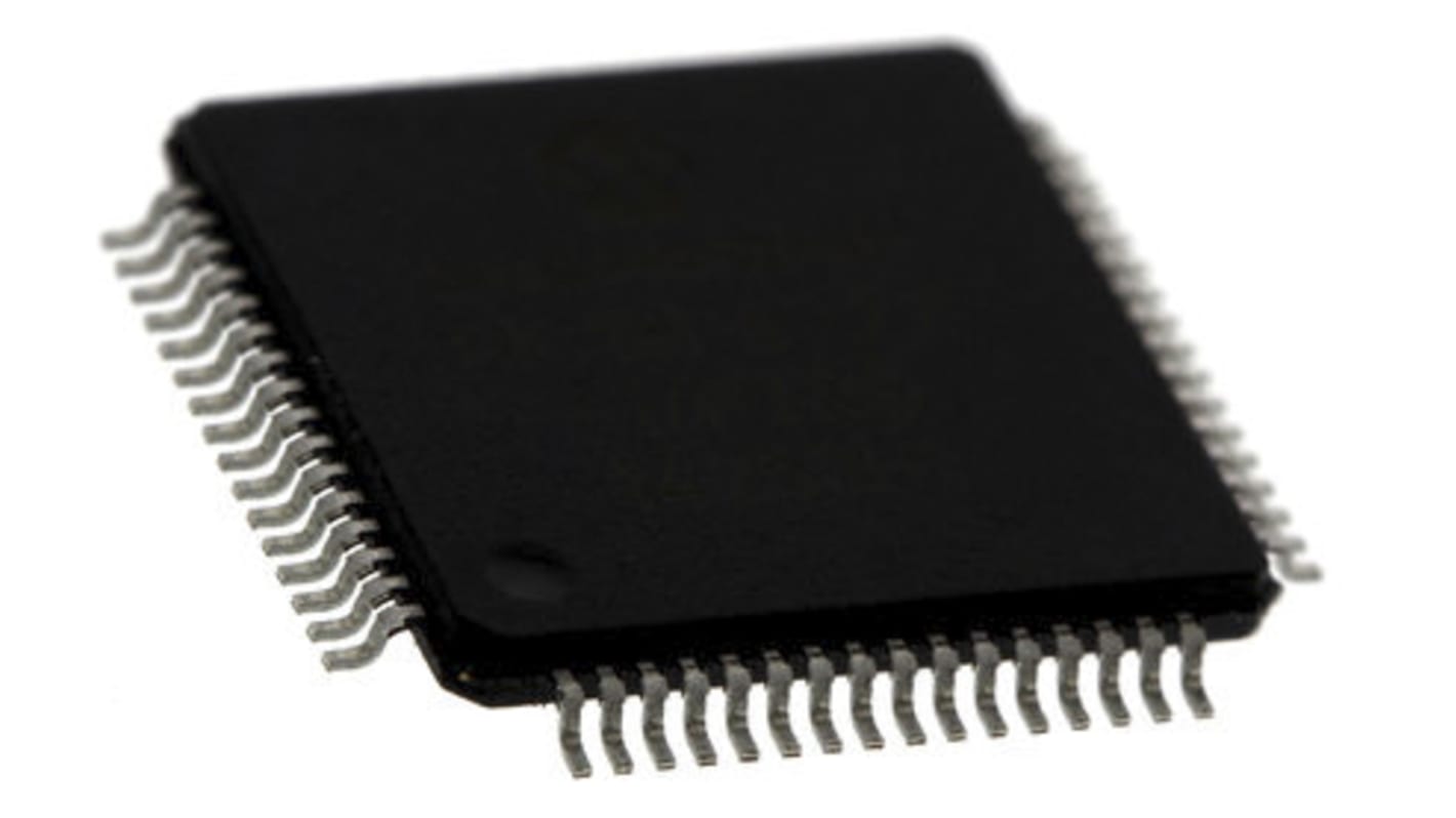 Microchip PIC18F6722-I/PT, 8bit PIC Microcontroller, PIC18F, 40MHz, 128 kB, 1024 B Flash, 64-Pin ...