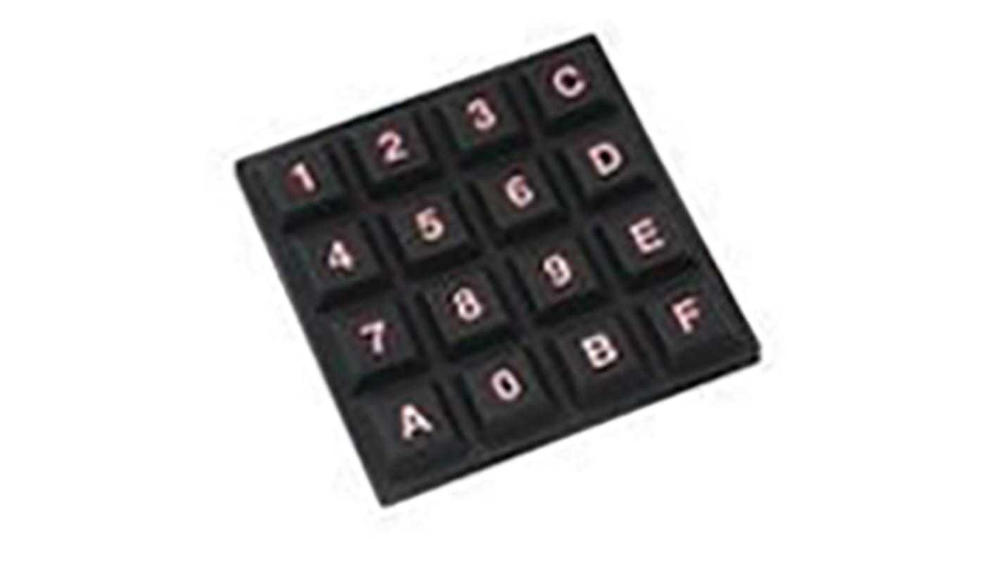 84BLN-BB2-016AN | Grayhill 16 Key Illuminated Backlit Keypad | RS