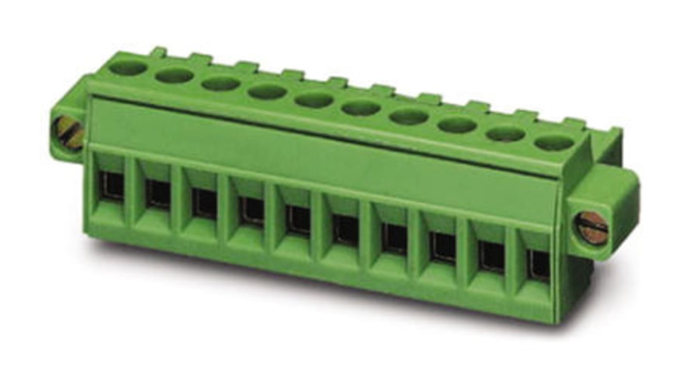 1796306 | Phoenix Contact 7.62mm Pitch 11 Way Pluggable Terminal Block ...