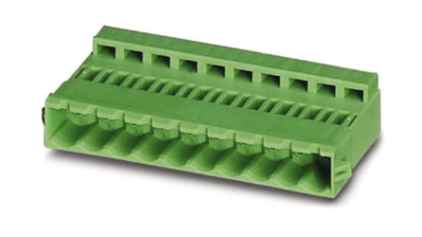 1823710 | Phoenix Contact 5.08mm Pitch 12 Way Pluggable Terminal Block ...