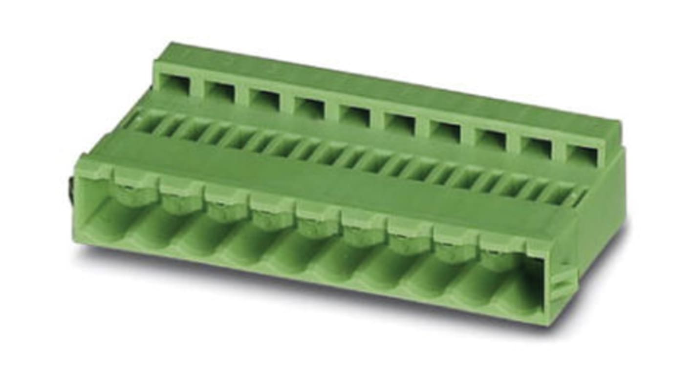 1823752 | Phoenix Contact 5.08mm Pitch 16 Way Pluggable Terminal Block ...