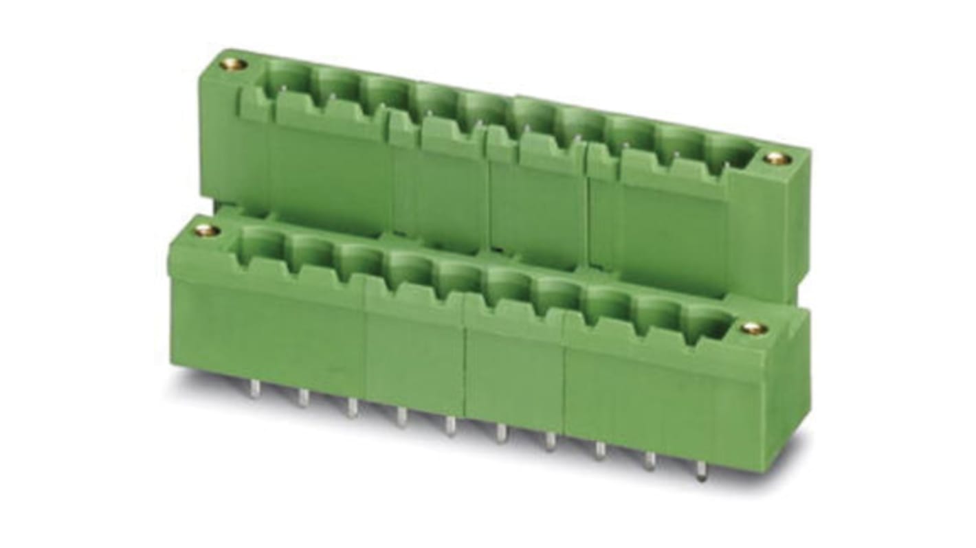 1846098 | Phoenix Contact 5.0mm Pitch 3 Way Pluggable Terminal Block ...