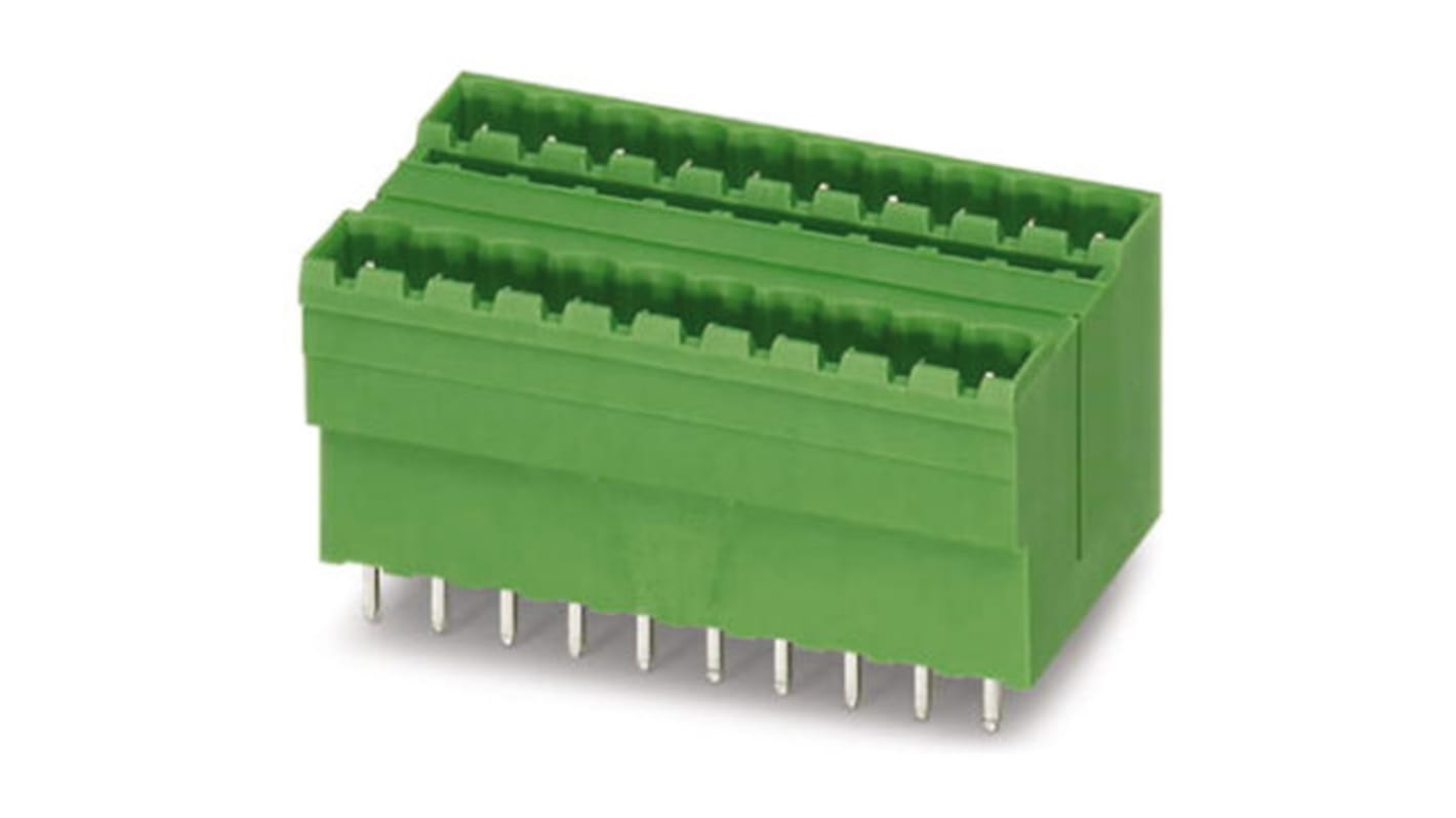 1762703 | Phoenix Contact 5.08mm Pitch 12 Way Pluggable Terminal Block ...