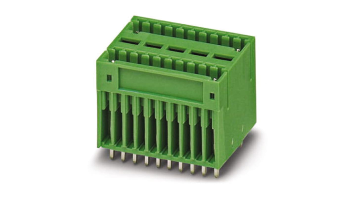 1875564 | Phoenix Contact 3.81mm Pitch 16 Way Pluggable Terminal Block ...