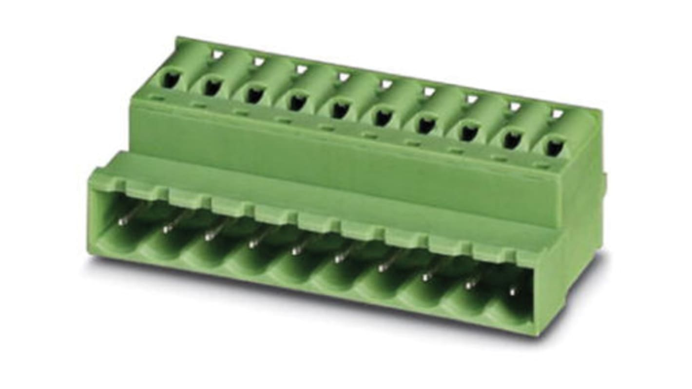 1859205 | Phoenix Contact UMSTBVK 2.5/ 5-STF-5.08 Series Green DIN Rail ...