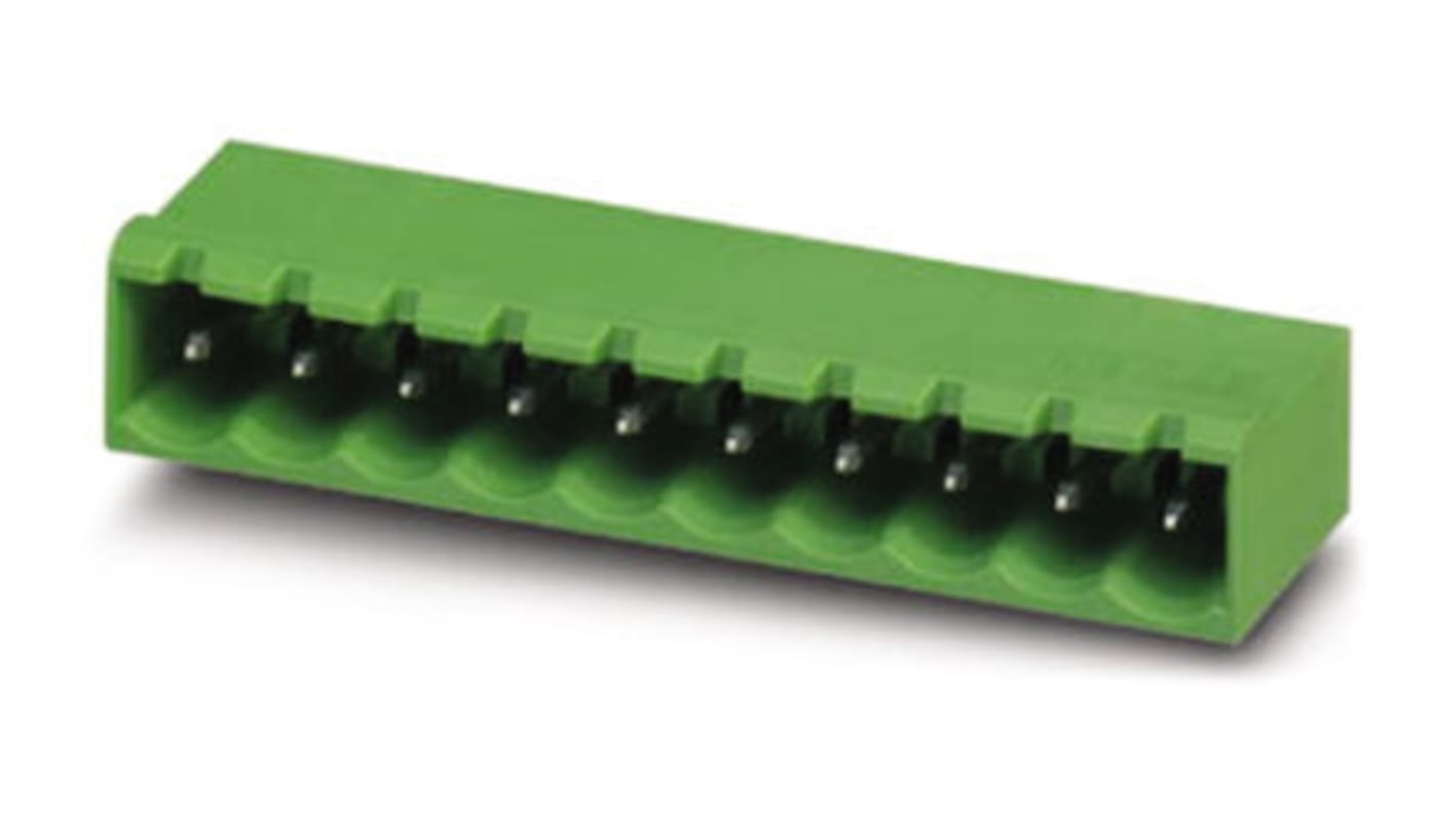 1862700 | Phoenix Contact 3.81mm Pitch 15 Way Right Angle Pluggable ...