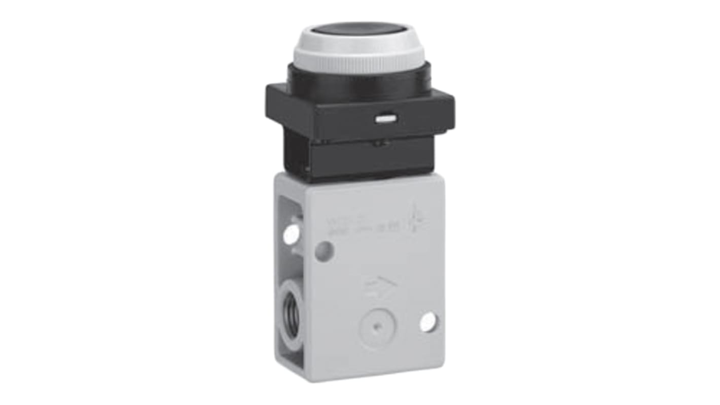 VM230-02-33A | SMC Push Button (Flush) Pneumatic Manual Control Valve ...