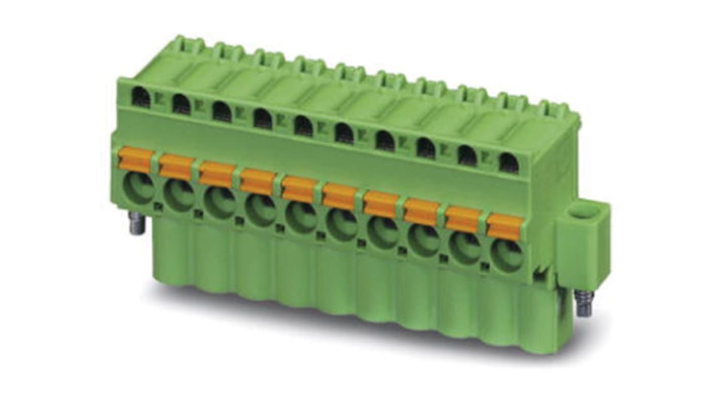 1873197 | Phoenix Contact 5.08mm Pitch 16 Way Pluggable Terminal Block ...