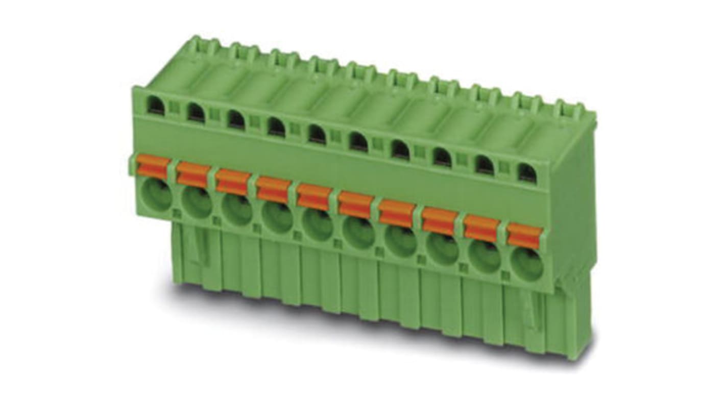 1873333 | Phoenix Contact 5.08mm Pitch 15 Way Pluggable Terminal Block ...