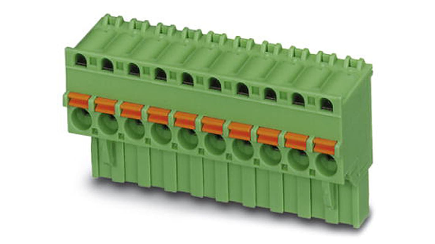 1874057 | Phoenix Contact 5.08mm Pitch 12 Way Pluggable Terminal Block ...