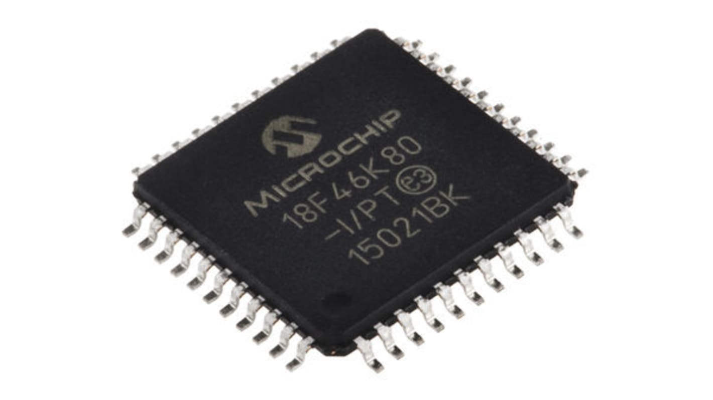 Microchip マイコン, 44-Pin TQFP PIC18F46K80-I/PT | RS