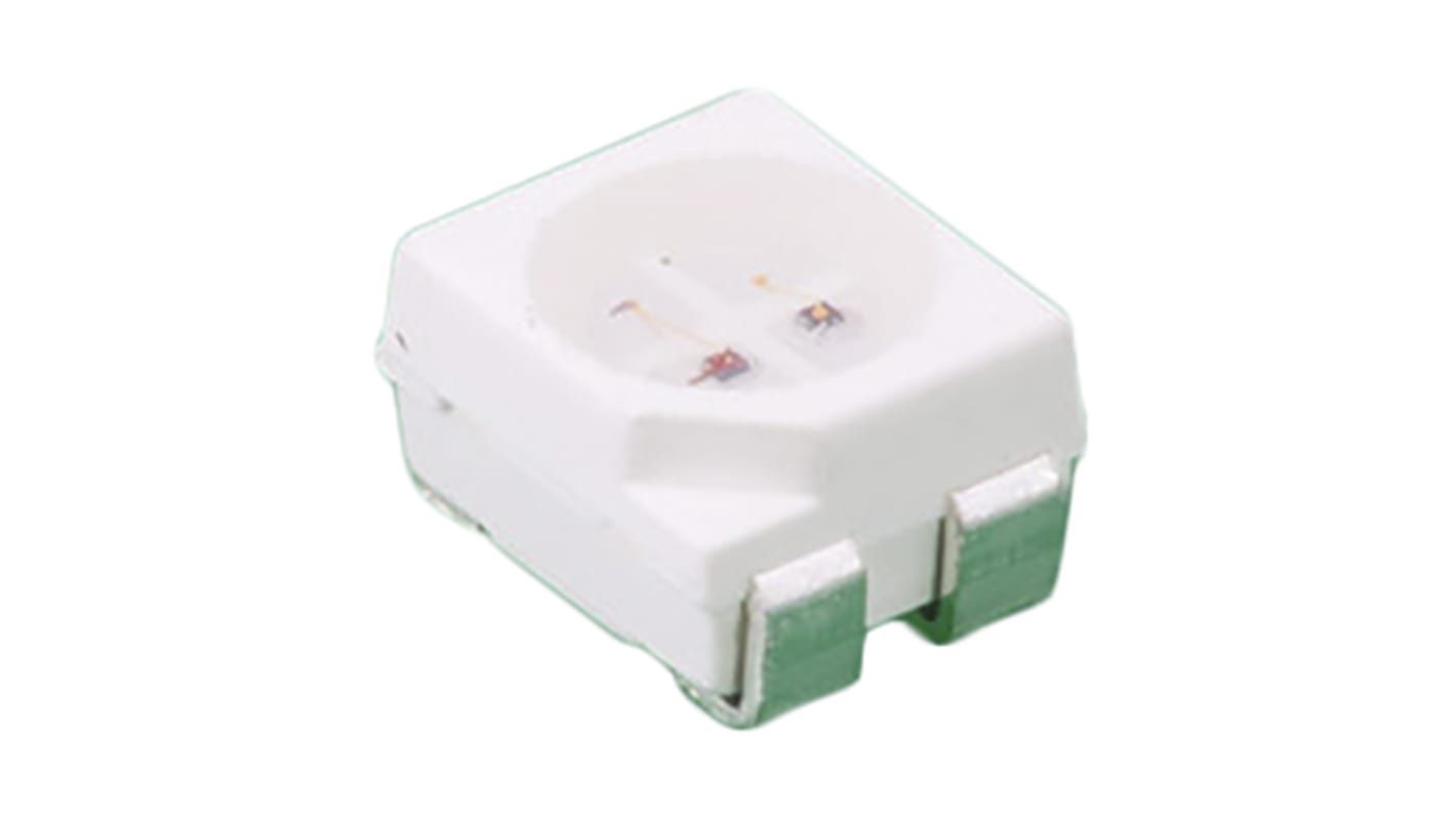 Bivar1.85 V, 1.9 V Green, Red, Yellow LED PLCC 4 SMD, SMP4 SMP4-RGY | RS