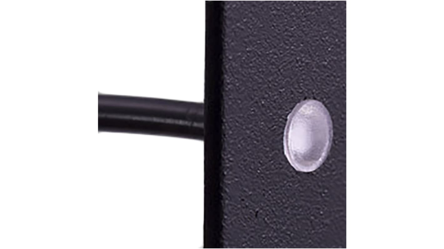 LC-6.75 Bivar, Panel Mount Flexible LED Light Pipe, Clear Round Lens ...