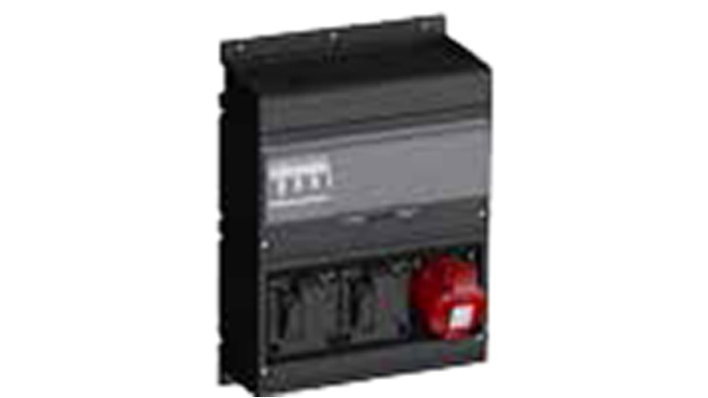 MP16/1 Black BS | ABB, Kombi IP44 Black Panel Mount 1 x 3P + N + E, 2 x ...