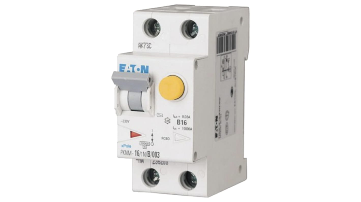 236239 PKNM-20/1N/B/003-A-MW | Eaton RCD, 20A, 2 Pole, 30mA, Type B | RS