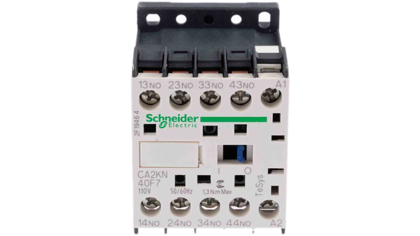 CA2KN40F7 | Schneider Electric TeSys K CA2KN Contactor, 10 A, 4NO, 690 ...