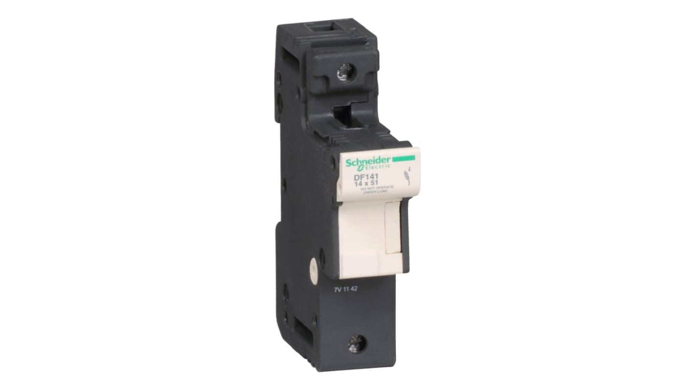 DF141 | Schneider Electric 50A Rail Mount Fuse Holder for 14 x 51mm ...