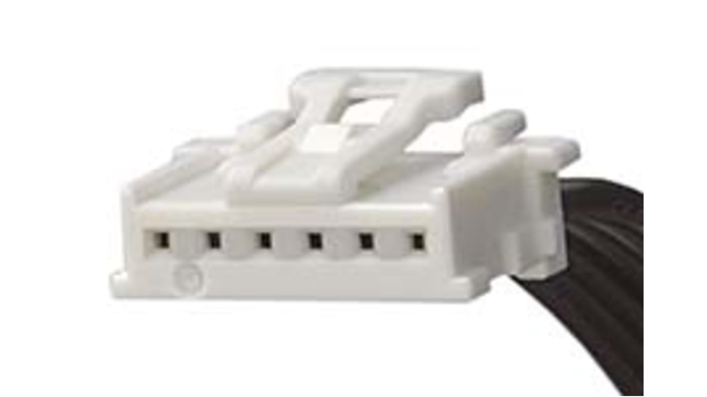 15136-0606 | Molex 6 Way Female MicroClasp to 6 Way Female MicroClasp Wire to Board Cable, 600mm ...