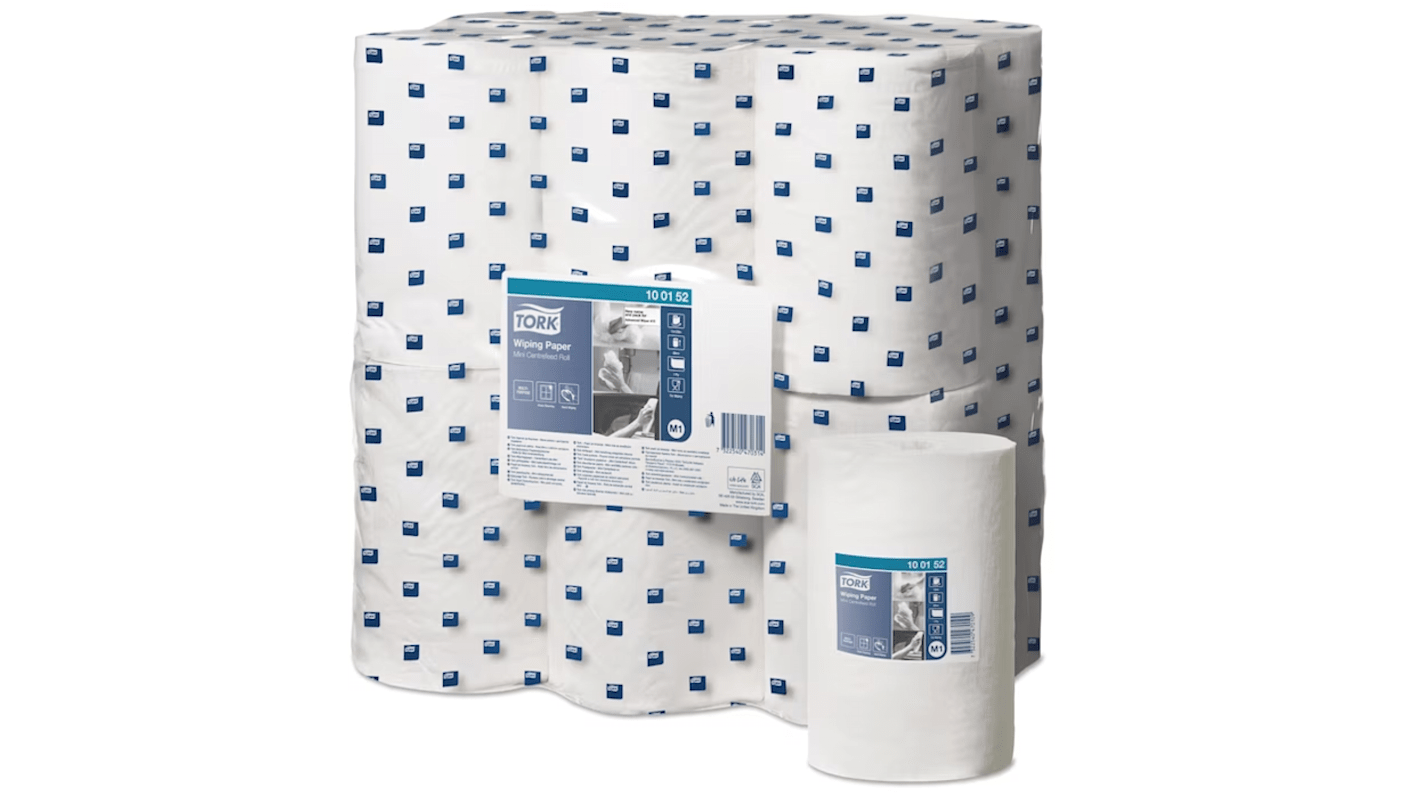 100152 | Tork Rolled White Paper Towel, 120 m x 200mm | RS