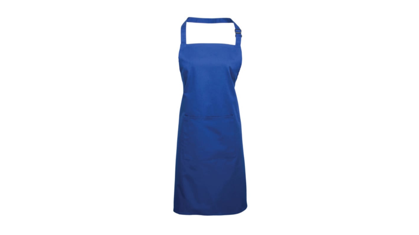 RS PRO Royal Blue Reusable Cotton, Polyester Apron, 860mm | RS