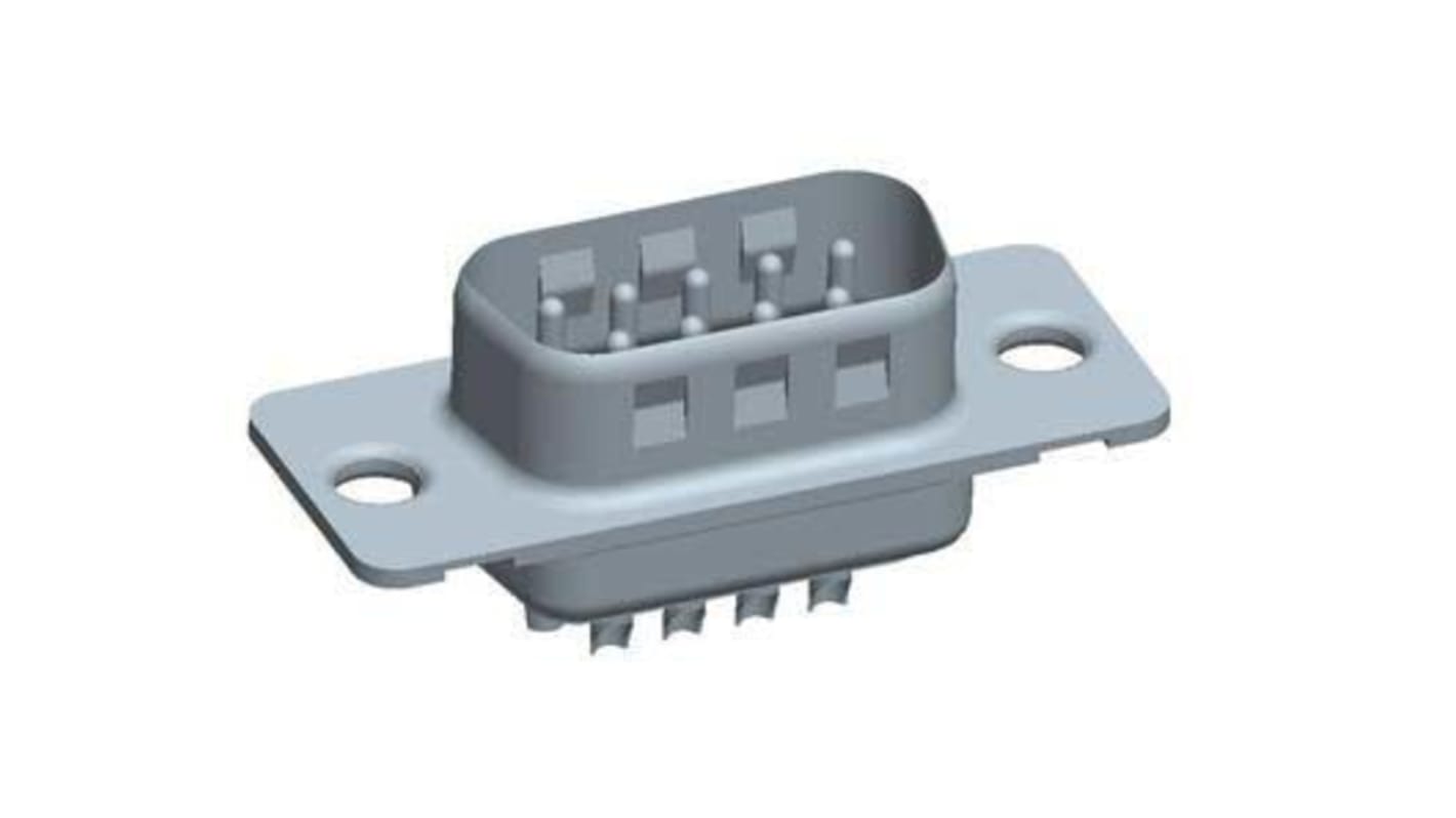DEP09P065TXLF | Amphenol ICC DP 9 Way Plug-In Mount D-sub Connector ...