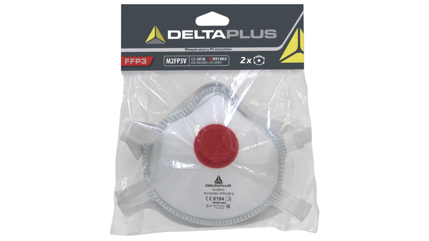 M2FP3V | Delta Plus M1300 Series Disposable Face Mask for General ...