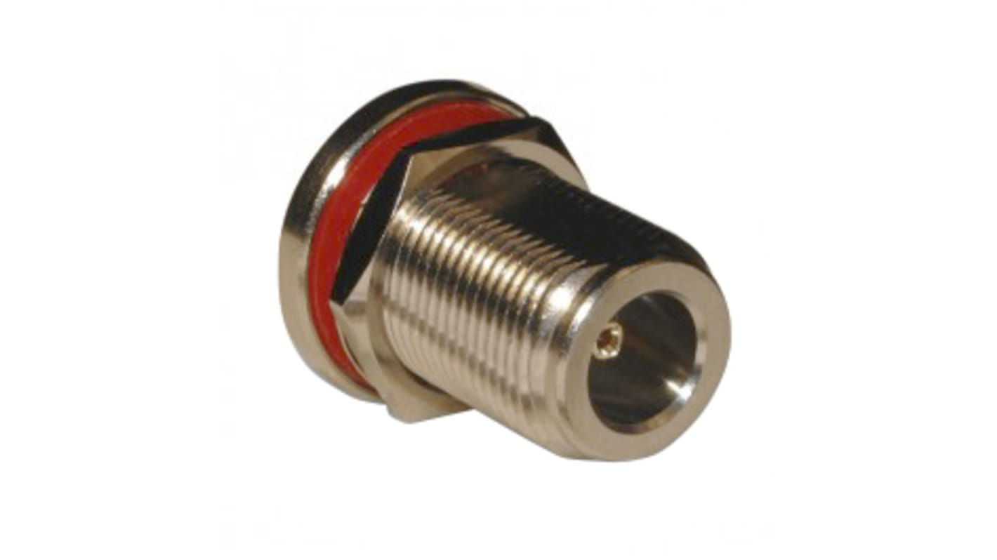242125 | Amphenol RF Straight 50Ω RF Adapter N Socket to SMA Socket ...