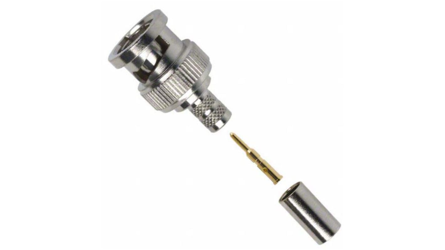 112533 | Amphenol RF BNC Series, Plug Cable Mount BNC Connector, 50Ω, Crimp Termination ...