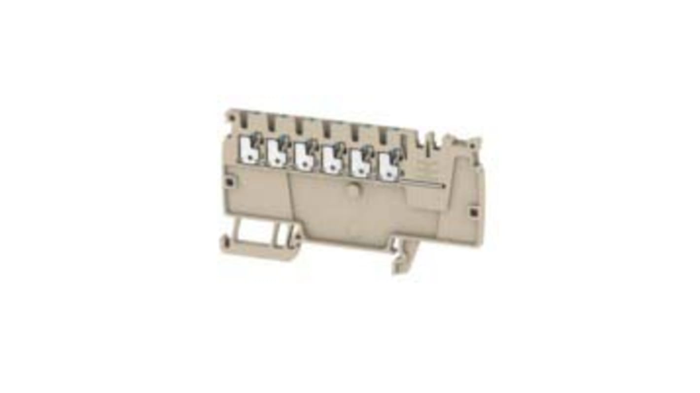 1988170000 | Weidmuller A Series Blue DIN Rail Terminal Block, 1.5mm² ...