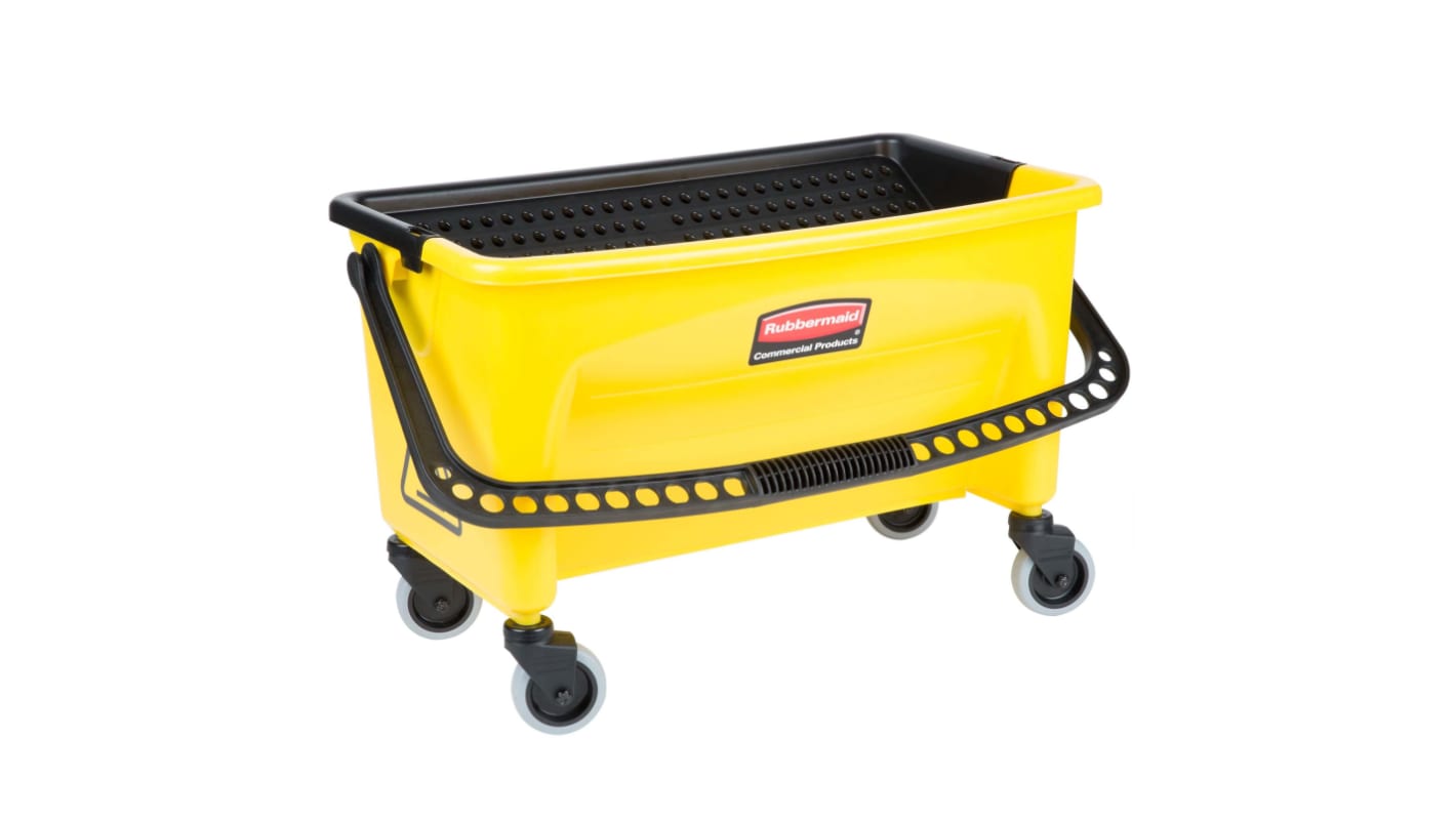 FGQ95088YEL | PP Black, Yellow Bucket With Handle | RS