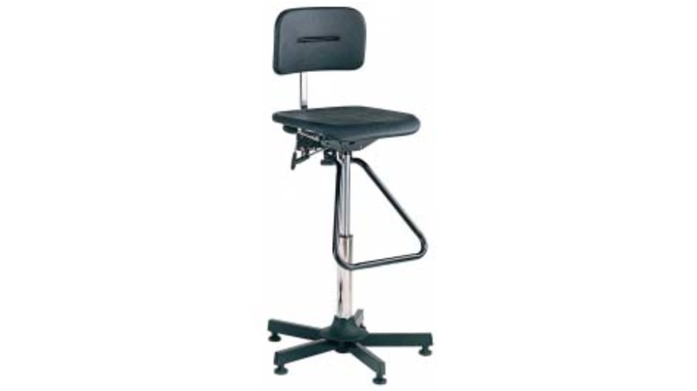 88601007 | Bott Black Plastic Drafting Chair, 120kg Weight Capacity | RS