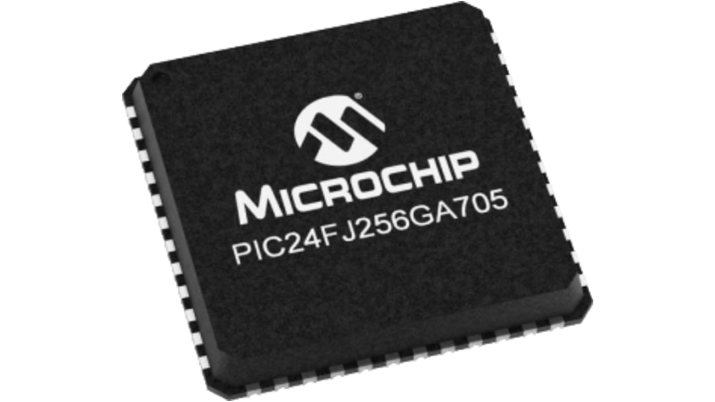 Microchip PIC24FJ256GA705-I/M4, 32bit 32 bit CPU Microcontroller, PIC24 ...
