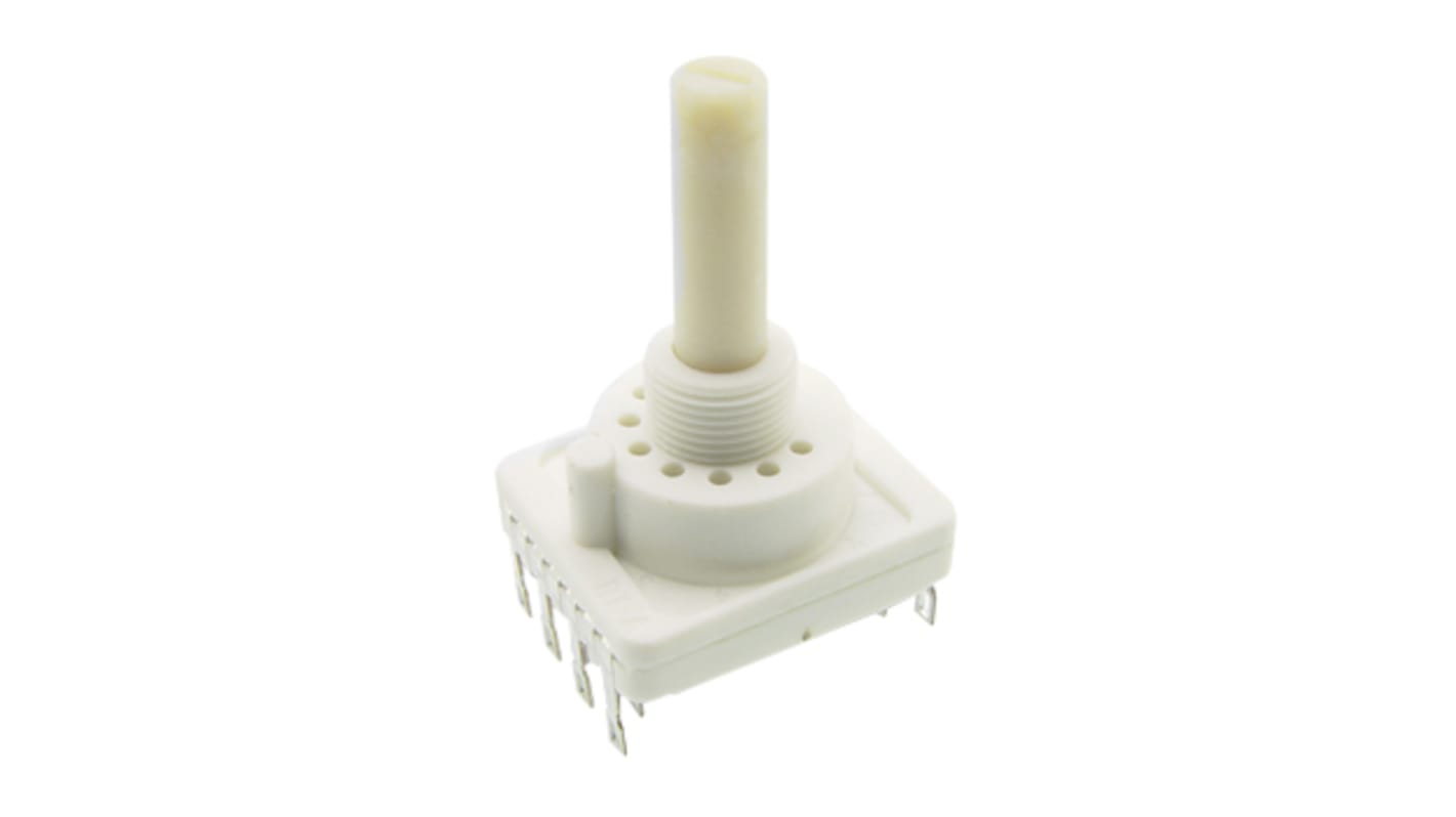 RTAP31S12WFLSP | C & K, 12 Position SPST Rotary Switch, 150 mA, Solder | RS