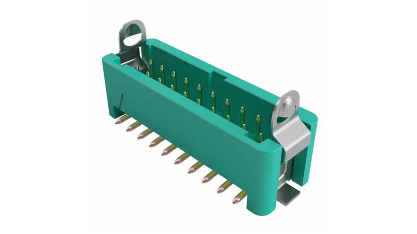 G125-MS12005L3P | HARWIN Gecko Series Straight Surface Mount PCB Header ...