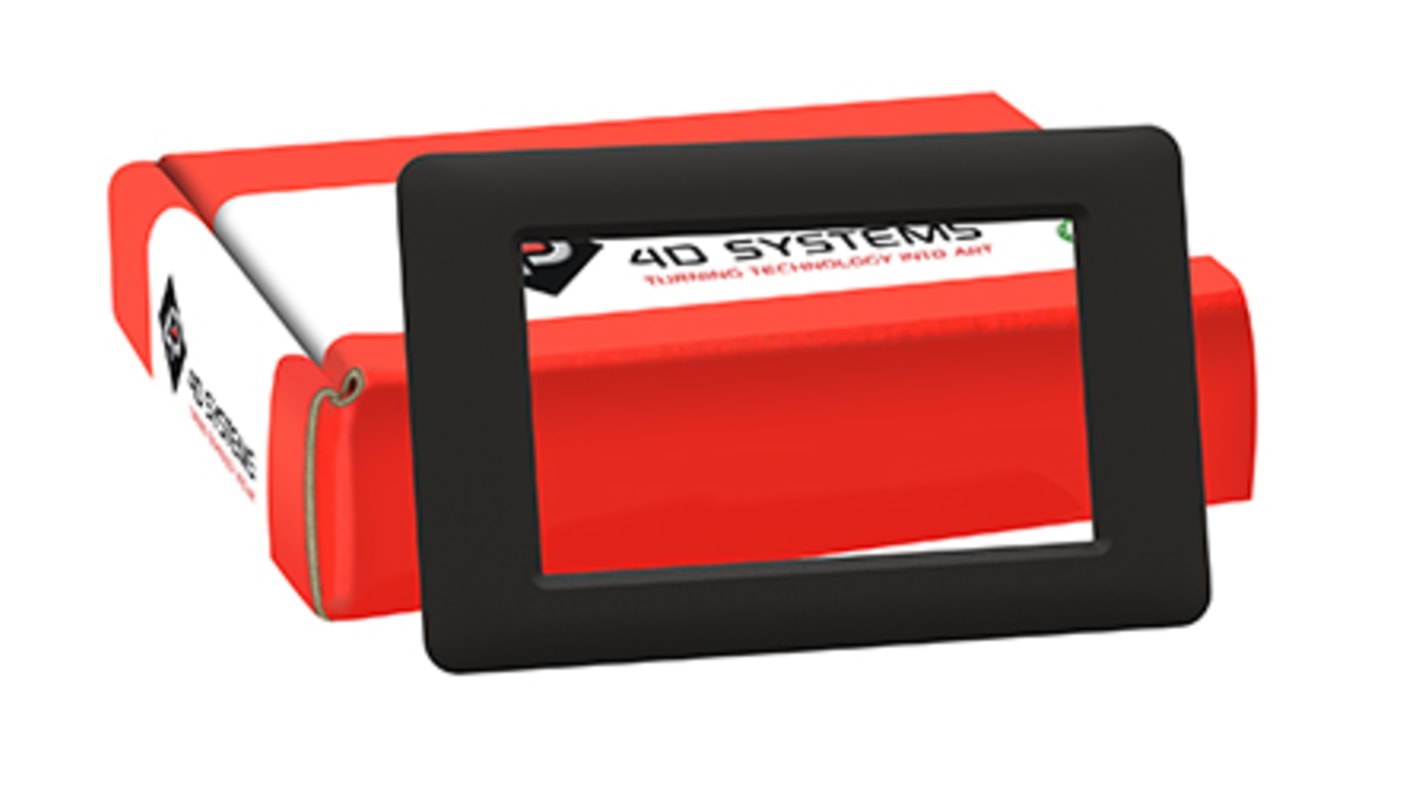 4D Systems gen4-BEZEL-43B Screen Bezel for Gen4 Display Module 137 x 86 ...