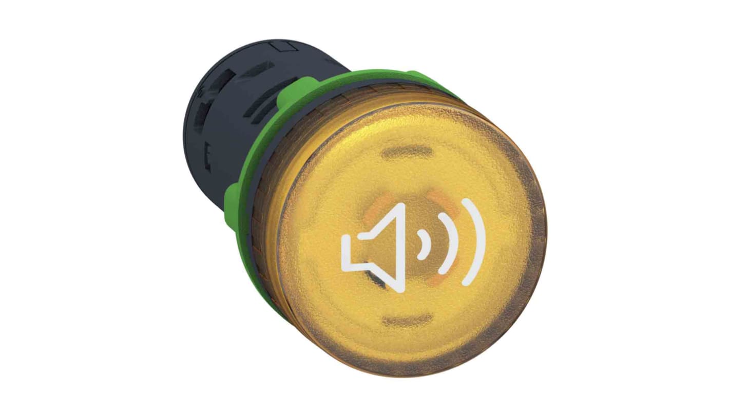 XB5KS2G8 | Schneider Electric Harmony XB5 Series Yellow Buzzer Beacon ...