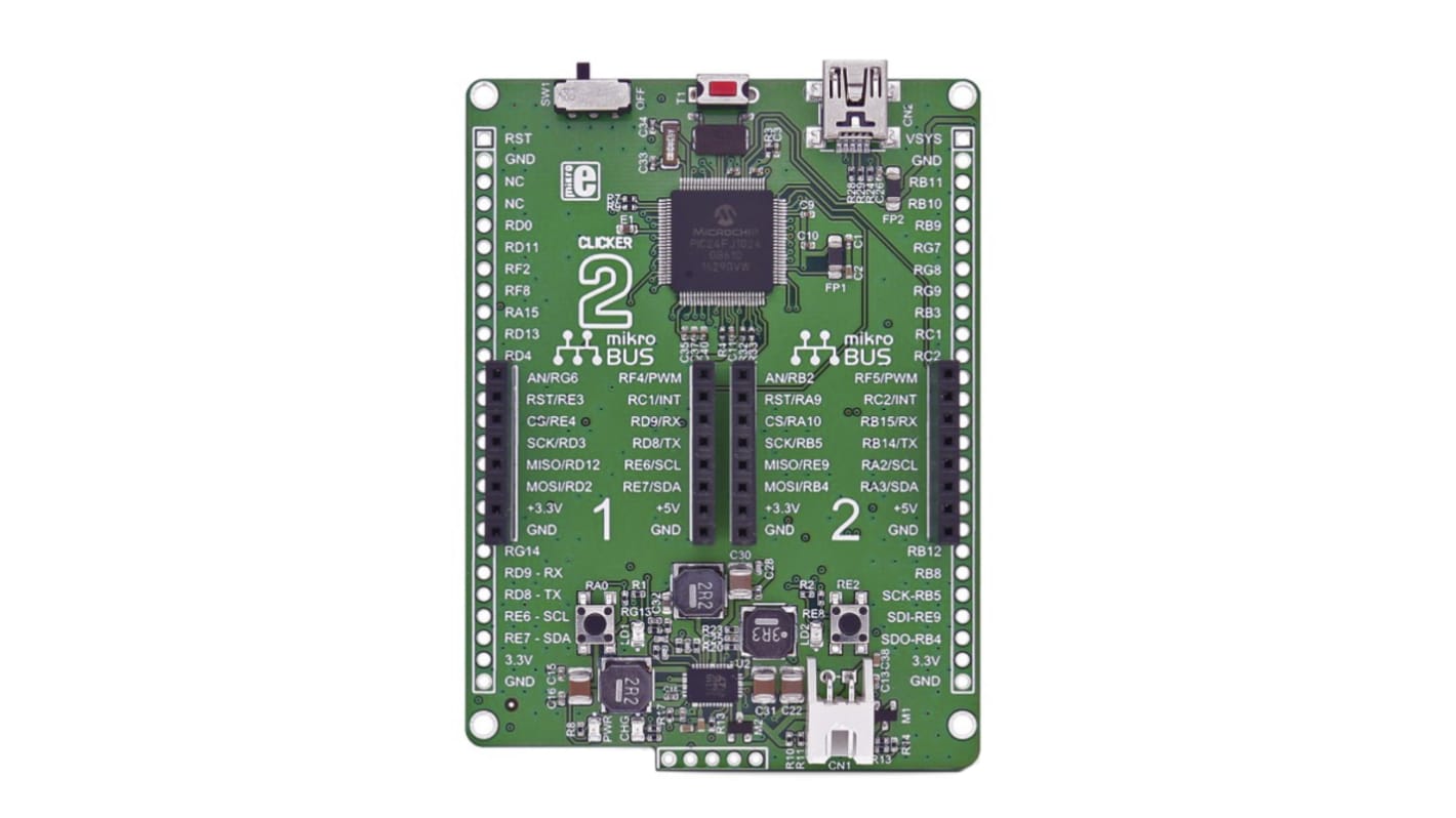 MikroElektronika Clicker 2 MCU Development Board MIKROE-2547 | RS