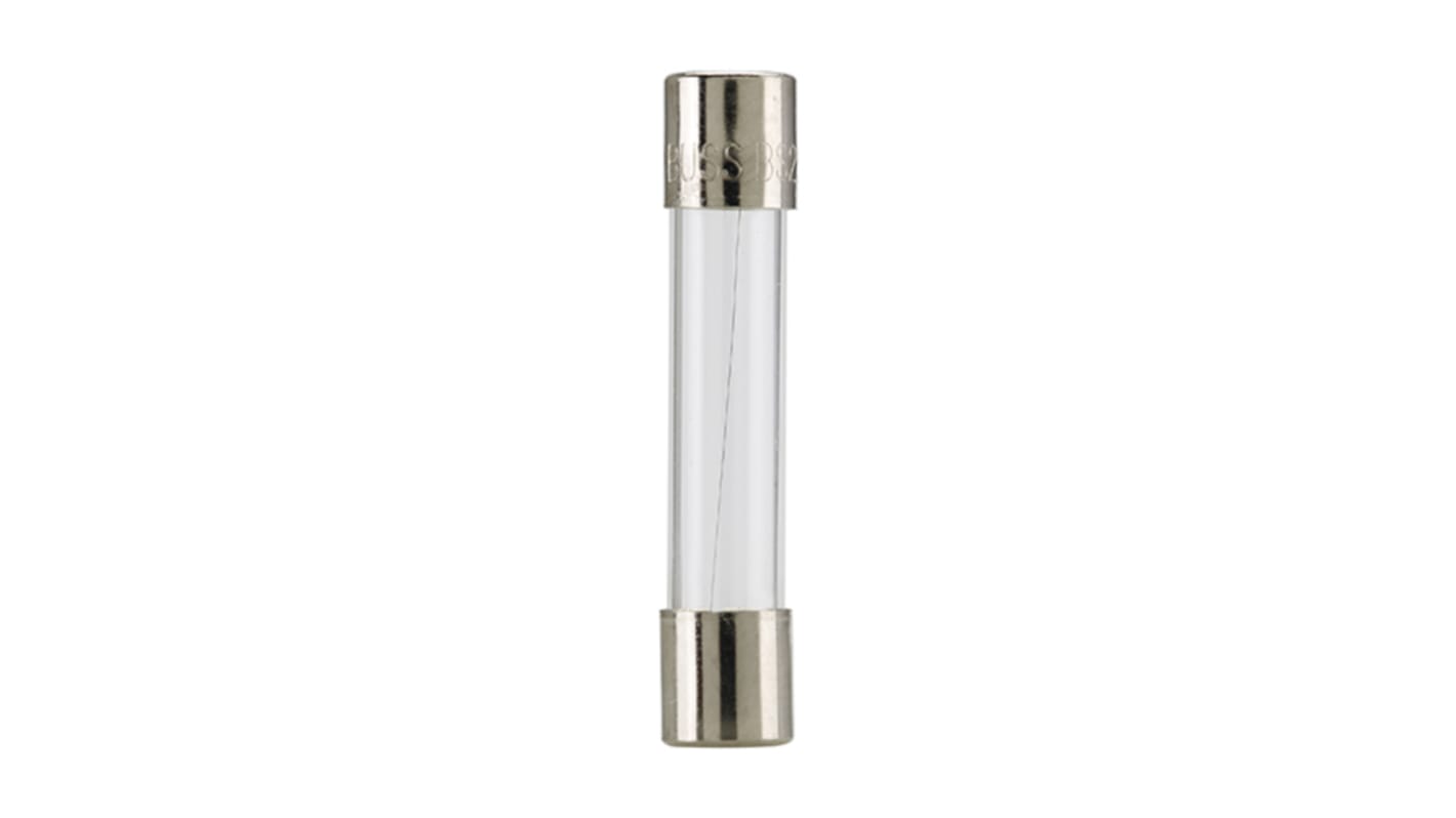 TDC10-250MA | Eaton 250mA F Glass Cartridge Fuse, 6.3 x 32mm | RS