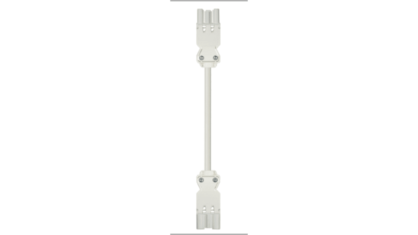 92.232.1000.2 | Wieland GST18 Series Cable Assembly, 3-Pole, Male to ...