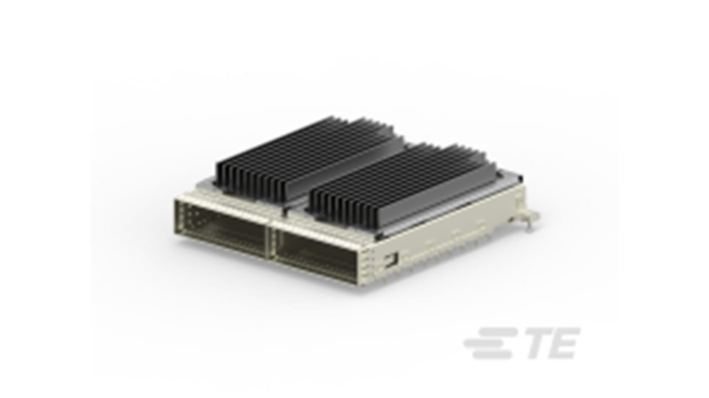 TE Connectivity CFP2 Connector, Cage & Heatsink Female 2-Port 11 ...