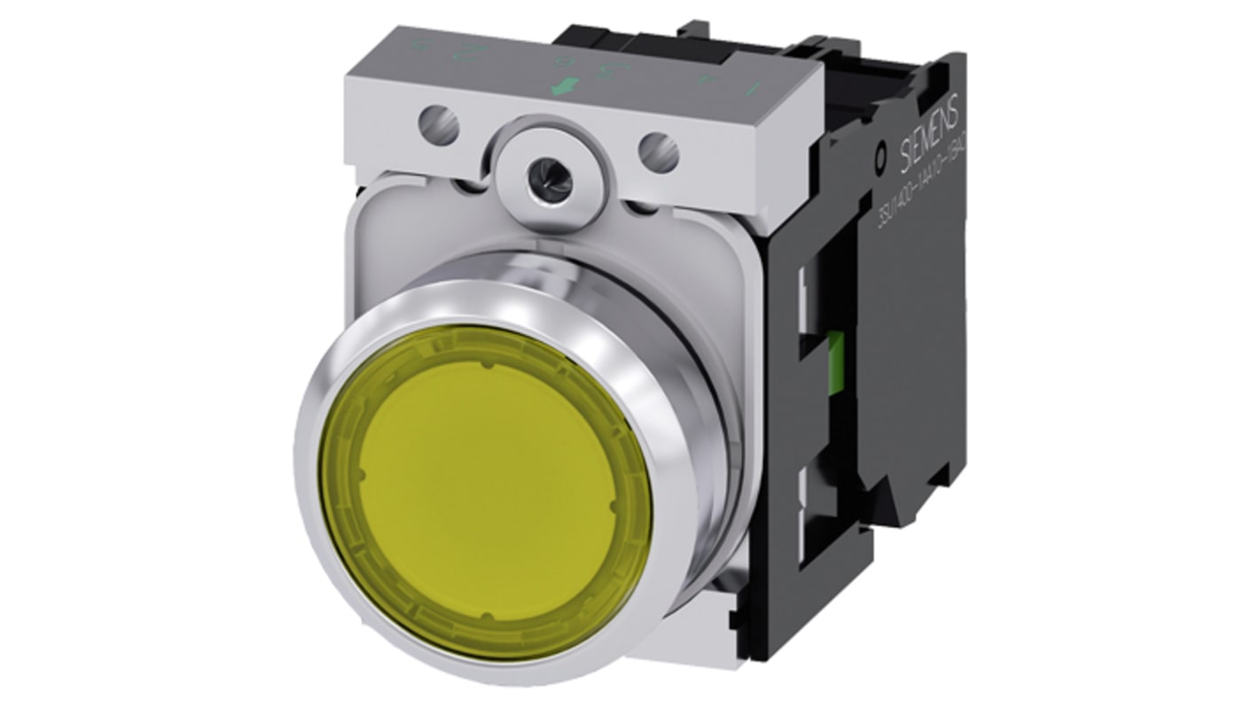 3SU1152-0AB30-1BA0 | Siemens SIRIUS ACT Series Illuminated Push Button ...