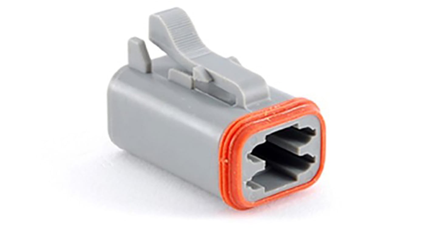 AT06-4S-RD01 | Amphenol Industrial, AT Automotive Connector Plug 4 Way ...