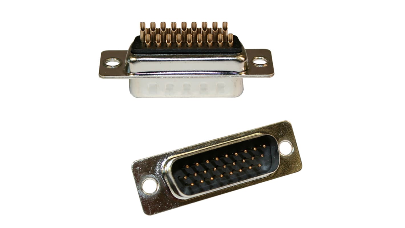 180-044-103L001 | Norcomp 180 44 Way Panel Mount D-sub Connector Plug ...