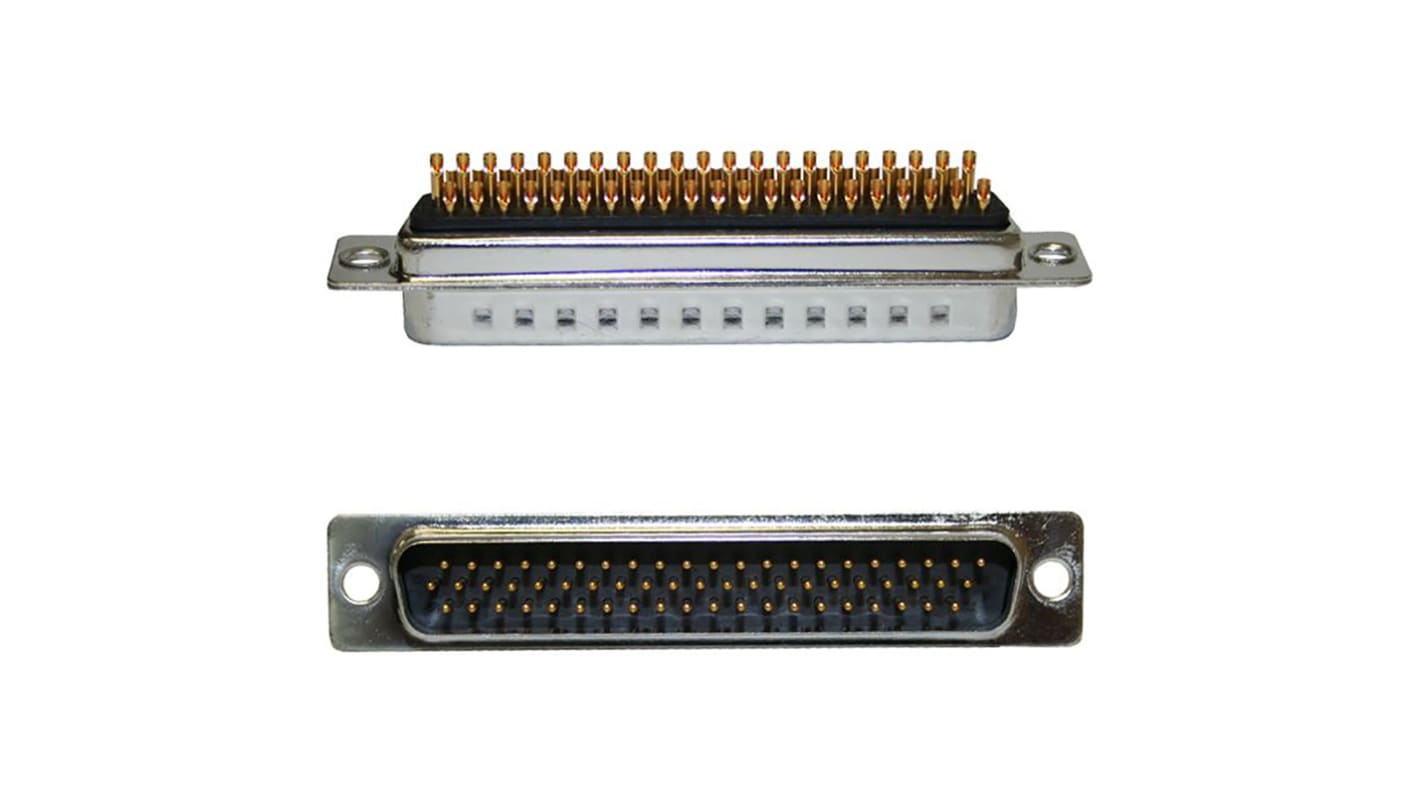 180-M15-103L001 | Norcomp 180 15 Way Panel Mount D-sub Connector Plug, 2.286mm Pitch | RS