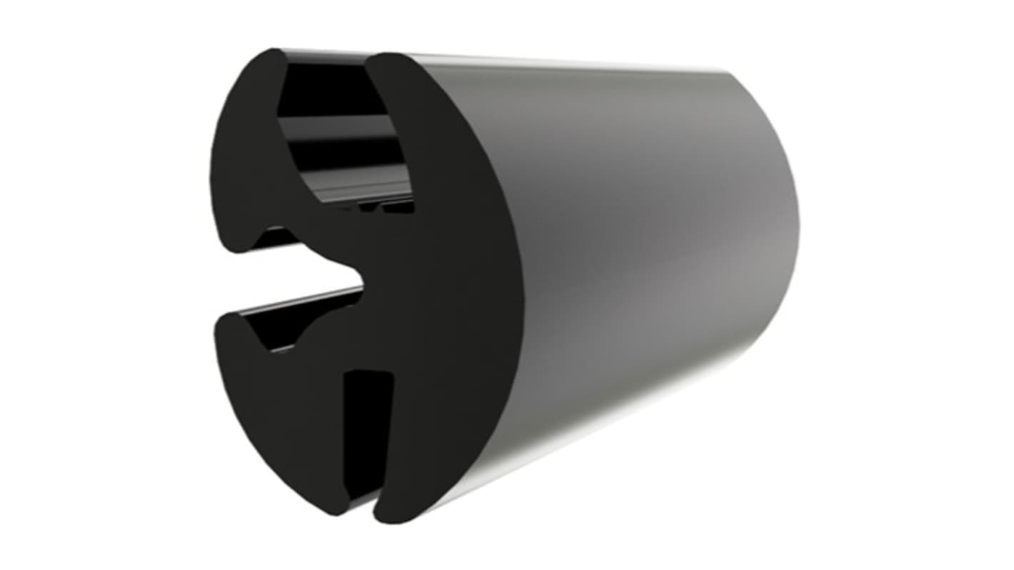RS PRO Black EPDM Edging Strip, 20.9mm | RS