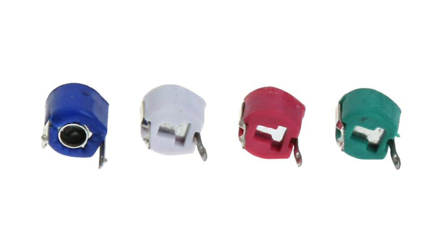 Trimmer capacitivo variabile RS PRO 6 → 30pF, toll. 0 → 50%, 100V | RS