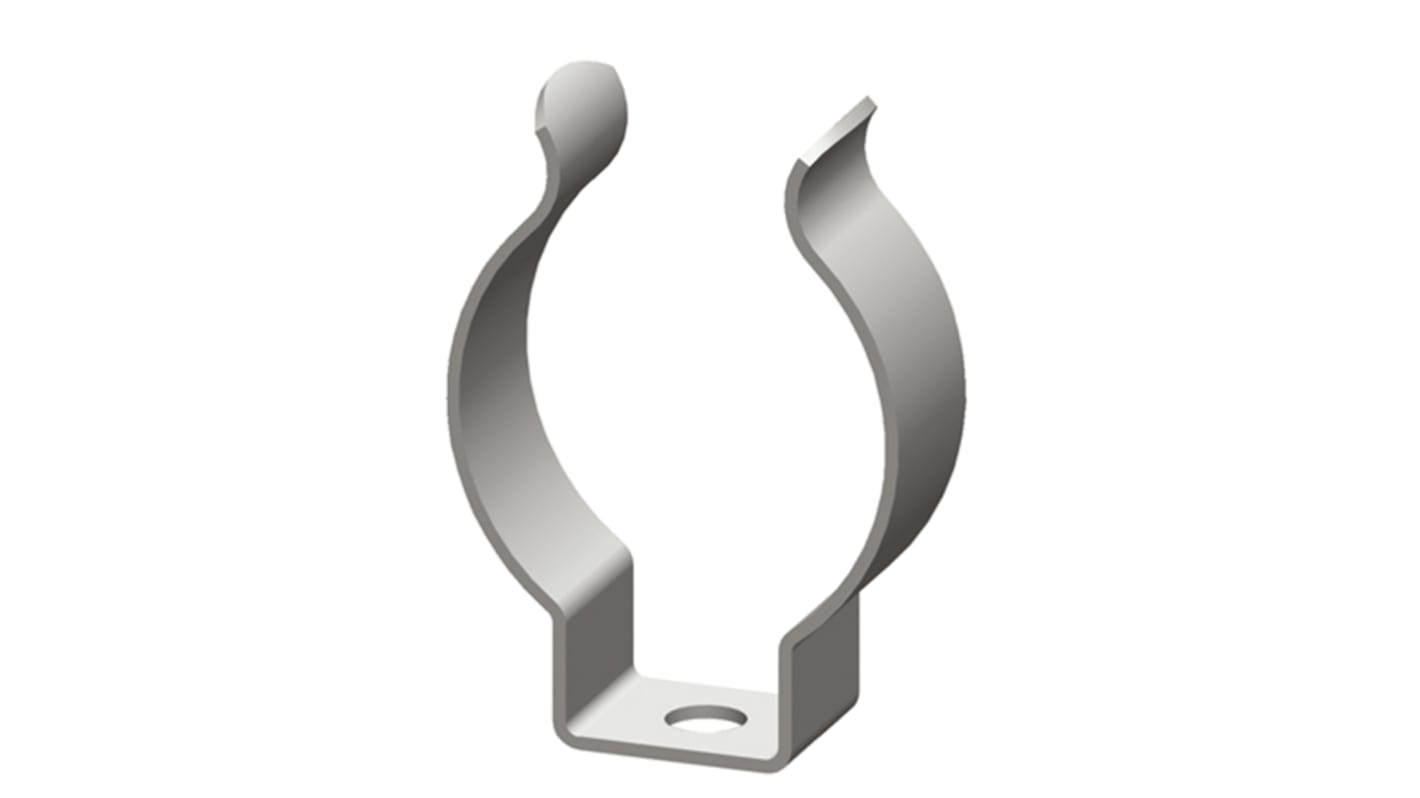 RS PRO 19mm Steel Spring Clip, 17.9mm x 26.2mm x 9.53mm, 4mm | RS