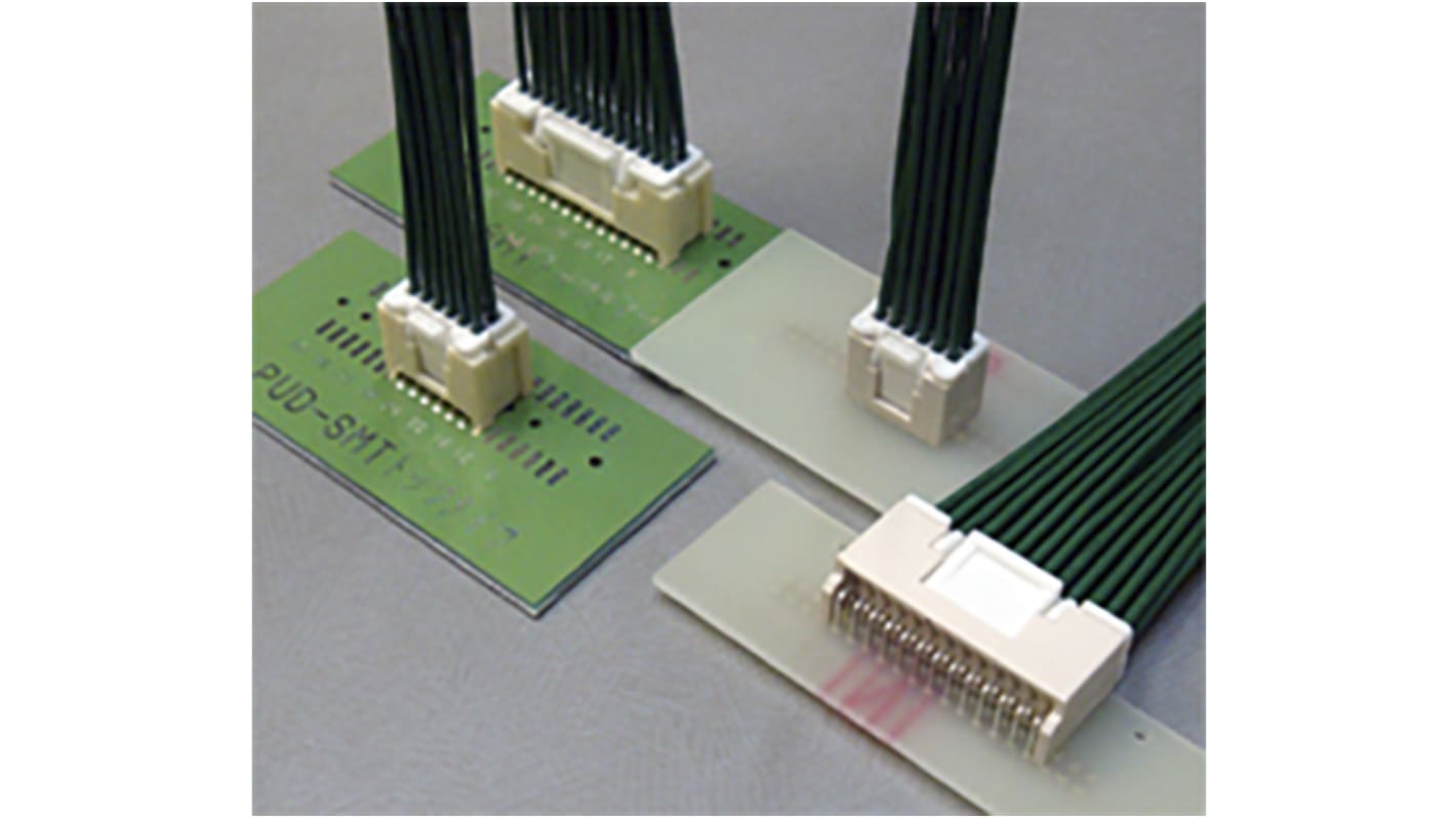 PUDP-28V-S | JST, PUD Male Connector Housing, 2mm Pitch, 28 Way, 2 Row | RS